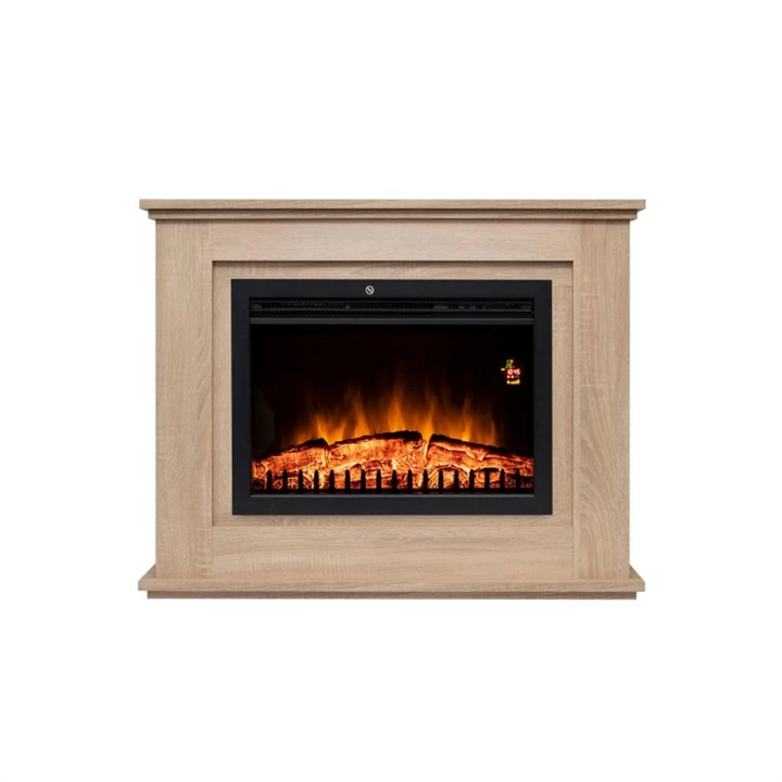 Somogyi Home beépíthető elektromos látványkandalló kerettel, sonoma FKK BOLOGNA - Benedek webáruház