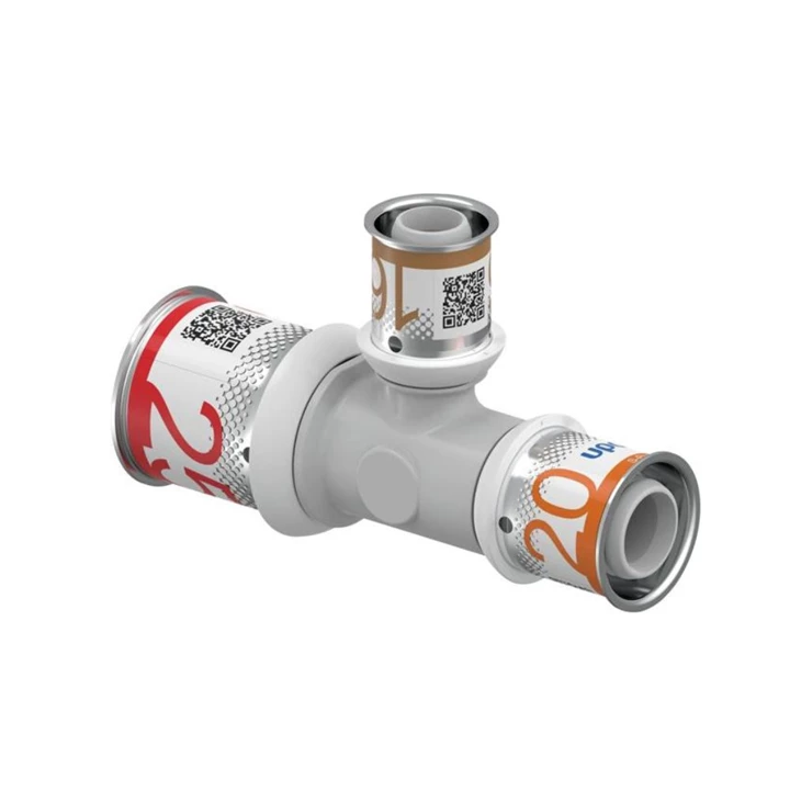Uponor S-Press PLUS PPSU szűkített T-idom 25-16-20 1039954 - Benedek webáruház