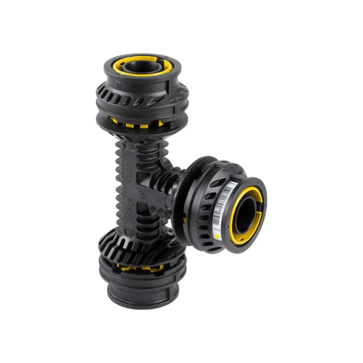 Viega Geopress K gáz T-idom, 40 - 40 - 40 mm (5/4"), SC-Contur-ral ...
